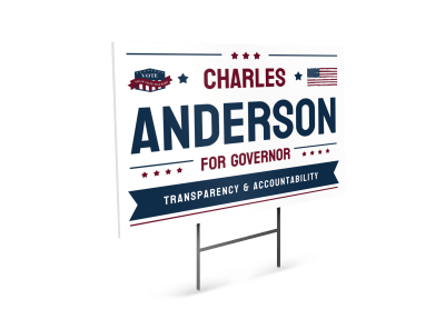 Political Yard Sign Templates | MyCreativeShop