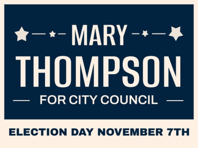 Custom Yard Signs | Design, Print & Ready For Any Lawn