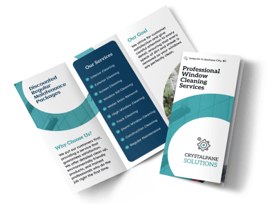 Window Cleaning Brochure Templates | MyCreativeShop