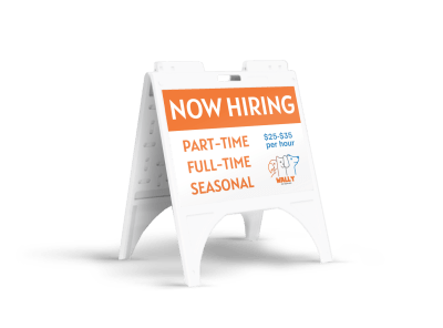 Now Hiring A-Frame Sign Templates | MyCreativeShop