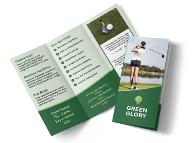 Golf Brochure Templates | MyCreativeShop