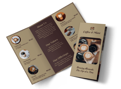 Coffee Shop Brochure Template | MyCreativeShop