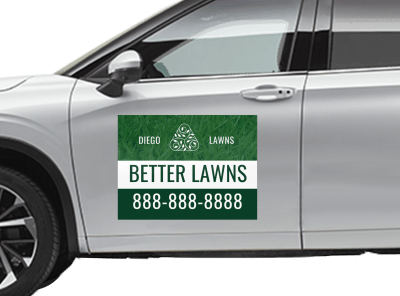 Lawn & Garden Car Magnet Templates | MyCreativeShop