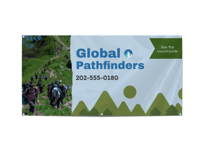 Tourism Fabric Banner Templates | MyCreativeShop