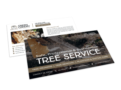 Lawn & Garden Postcard Templates | MyCreativeShop