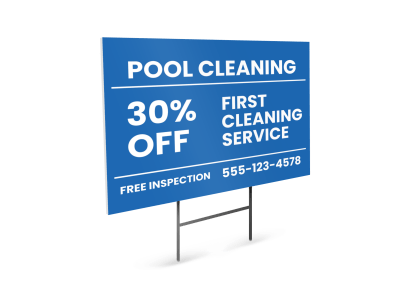 Cleaning Yard Sign Templates | MyCreativeShop