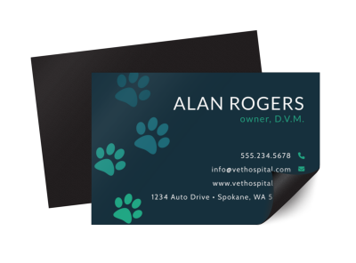 Veterinarian Postcard Magnet Templates | MyCreativeShop