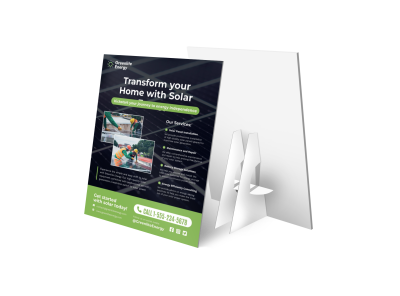 Solar Energy Counter Card Templates | MyCreativeShop