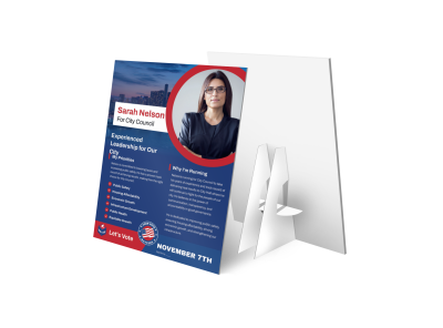 Political Counter Card Templates | MyCreativeShop