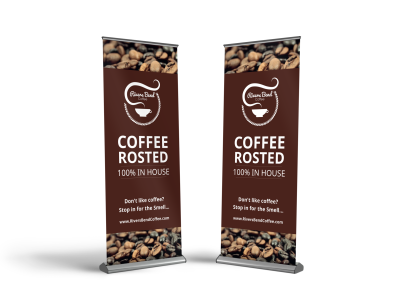 Coffee Shop Retractable Banner Templates | MyCreativeShop