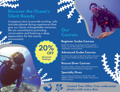 Scuba Diving Brochure Template | MyCreativeShop