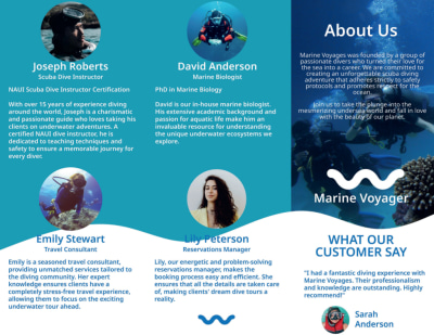Scuba Diving Brochure Template | MyCreativeShop