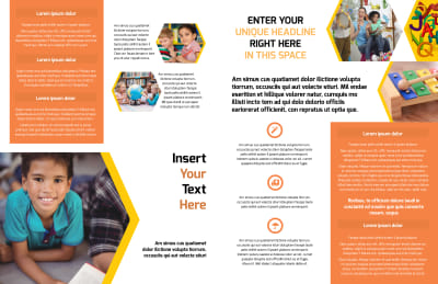 Creative Child Development Brochure Template