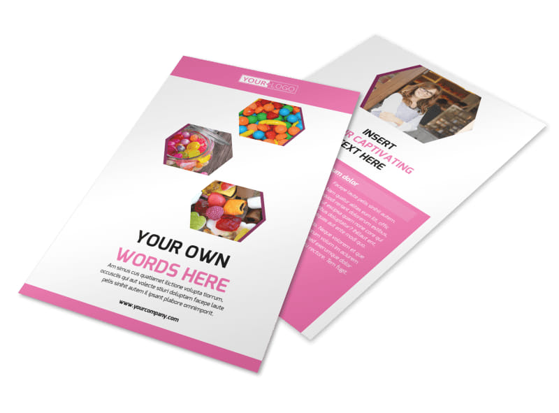 Candy Shop Flyer Template | MyCreativeShop
