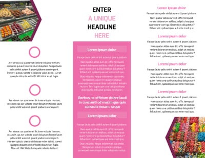 Candy Shop Brochure Template | MyCreativeShop