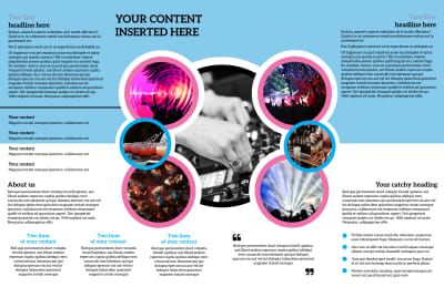 Club Party Brochure Template | MyCreativeShop