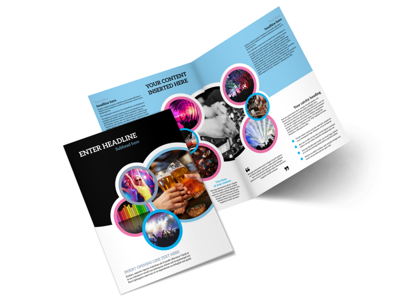 Club Party Brochure Template | MyCreativeShop