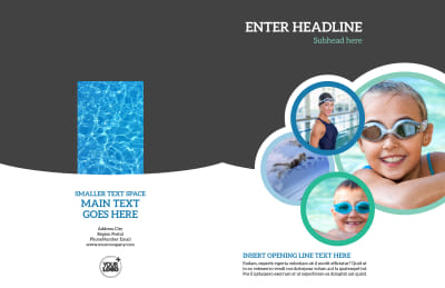 Swimming Tournament Brochure Template | MyCreativeShop