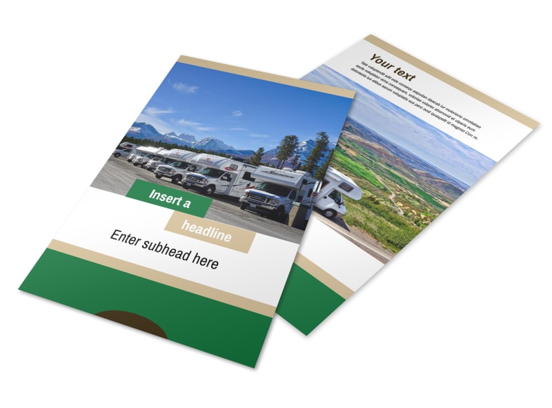 RV Sales Flyer Template | MyCreativeShop