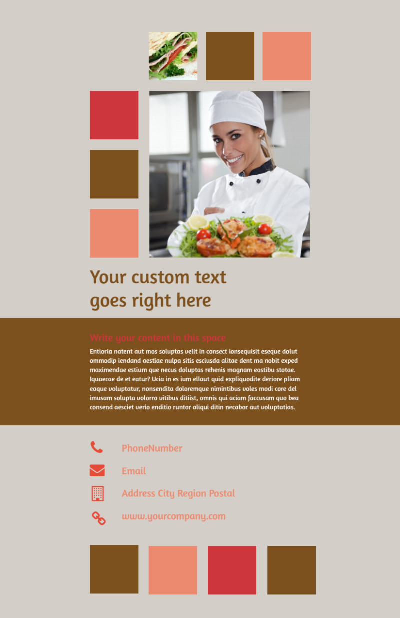 Catering & Event Planning Flyer Template | MyCreativeShop