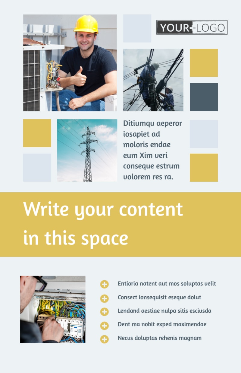 Electrical Service Flyer Template | MyCreativeShop
