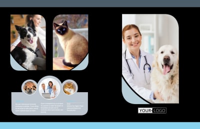 Veterinary Clinic Brochure Template | MyCreativeShop