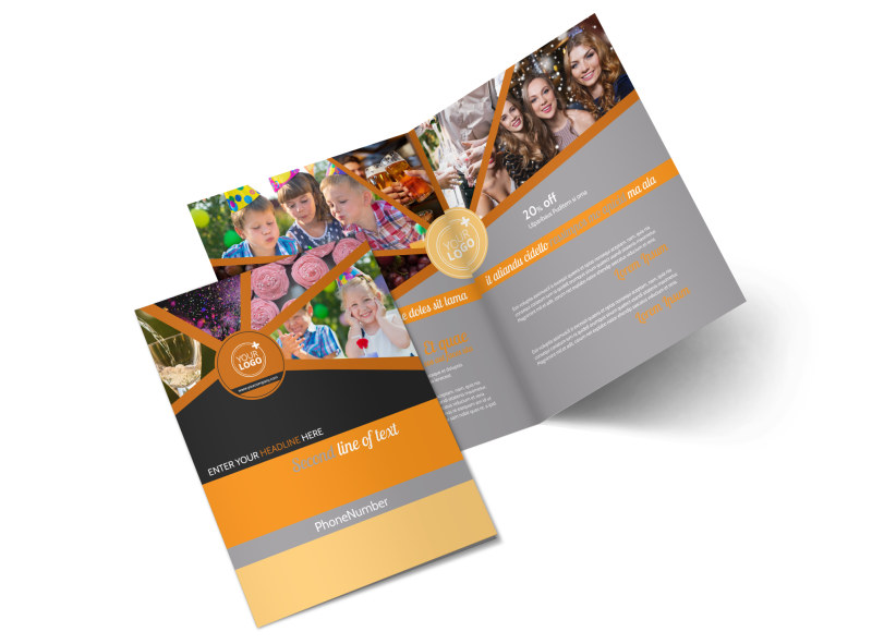 Party Event Services Brochure Template | MyCreativeShop