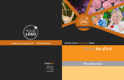 Party Event Services Brochure Template | MyCreativeShop