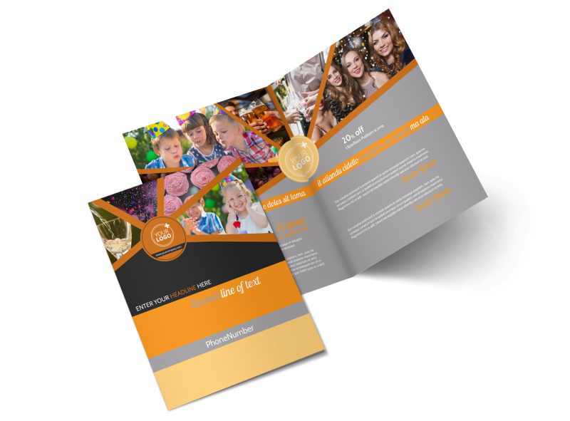 Party Event Services Brochure Template | MyCreativeShop