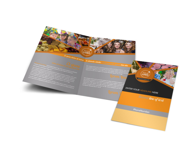 Party Event Services Brochure Template | MyCreativeShop