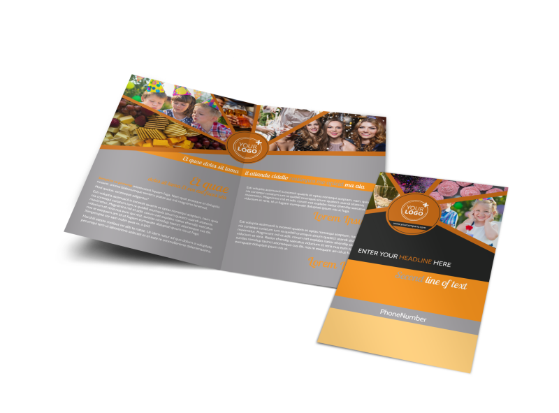 Party Event Services Brochure Template | MyCreativeShop