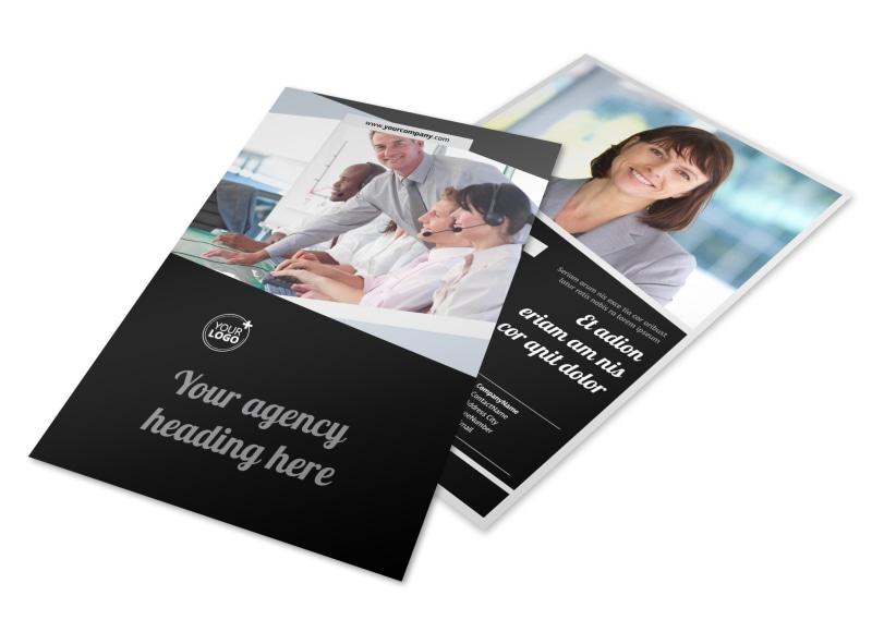 Transcripts Translation Service Flyer Template