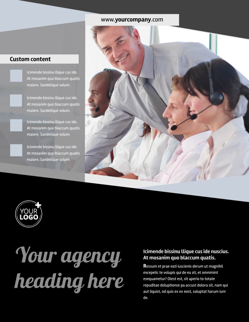 Transcripts Translation Service Flyer Template