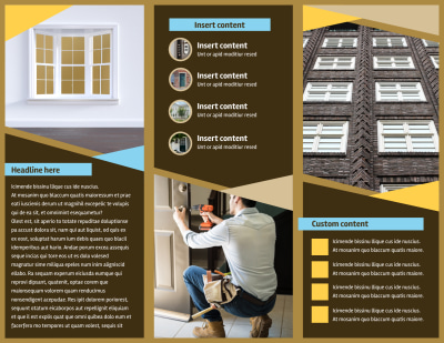 Window & Door Repair Brochure Template | MyCreativeShop