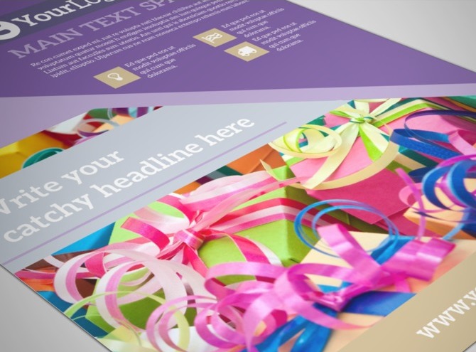 Gift Shop Flyer Template