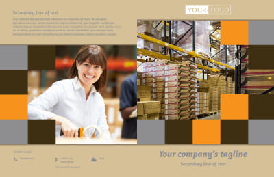 Warehouse & Distribution Center Brochure Template