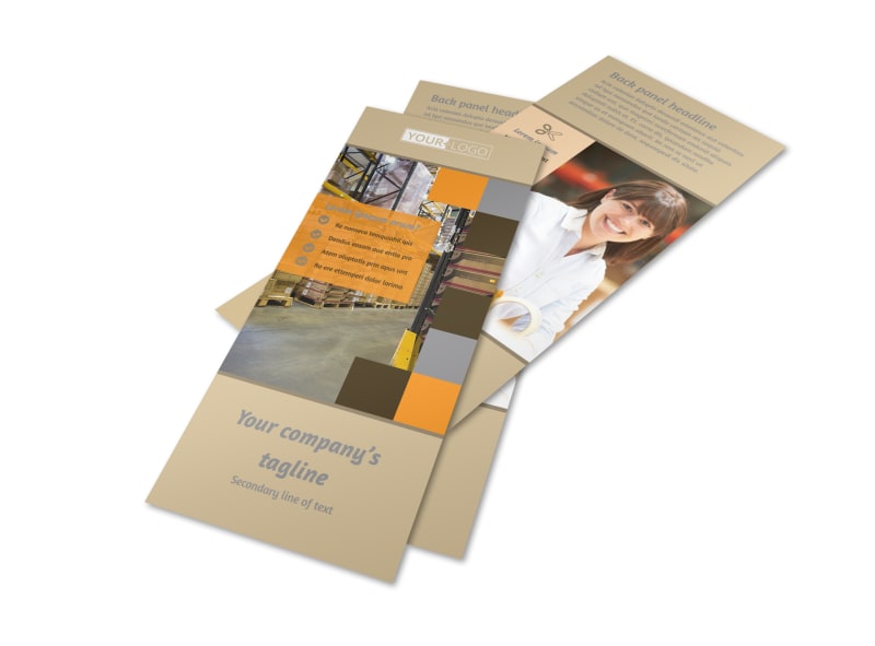 Warehouse & Distribution Center Flyer Template