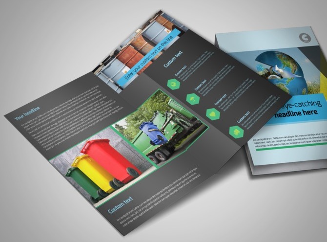 Brochure Template Company Wastes Disposal
