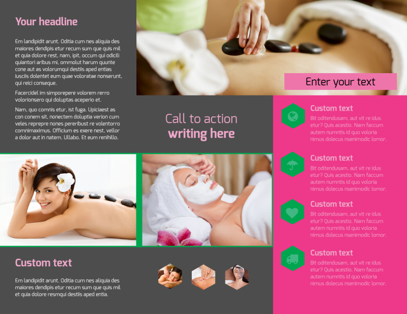 Salon Day Spa Brochure Template MyCreativeShop