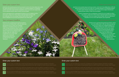 Garden Clubs Brochure Template | MyCreativeShop