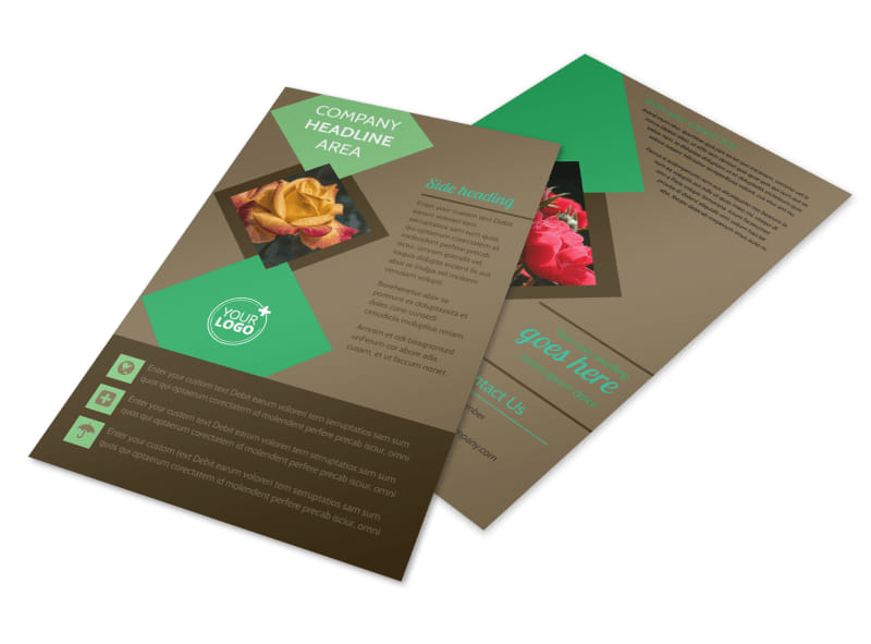 Garden Clubs Flyer Template | MyCreativeShop