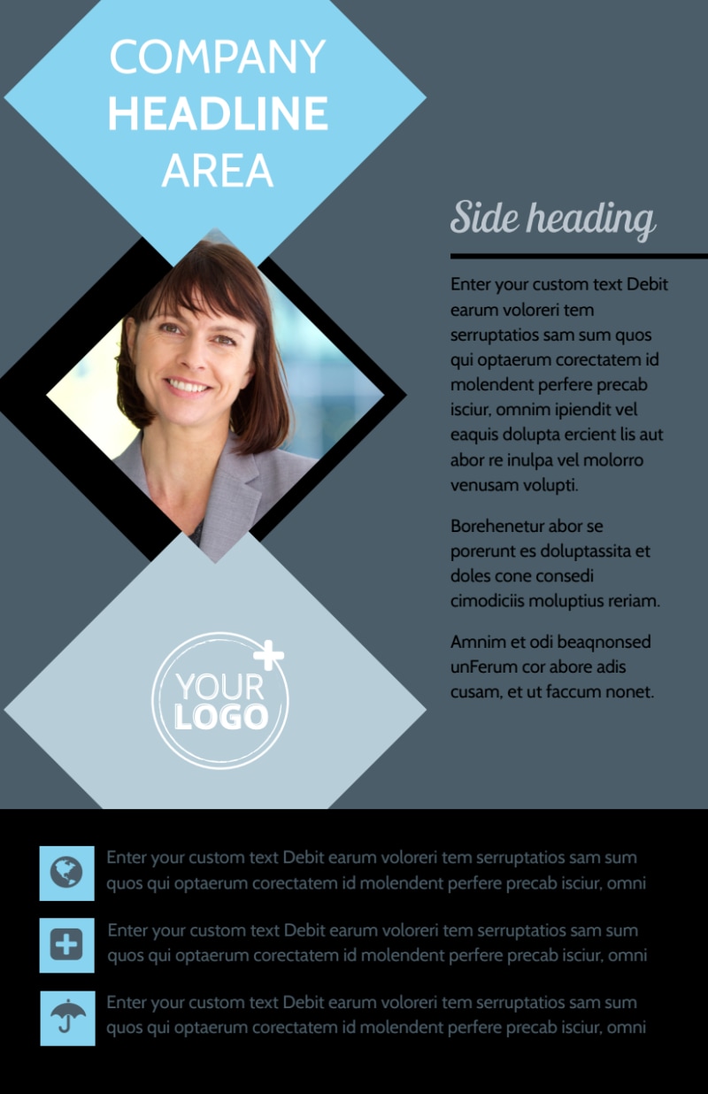 Public Relations Firm Flyer Template | MyCreativeShop