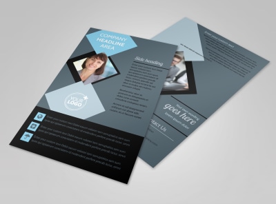 Public Relations Firm Flyer Template | MyCreativeShop