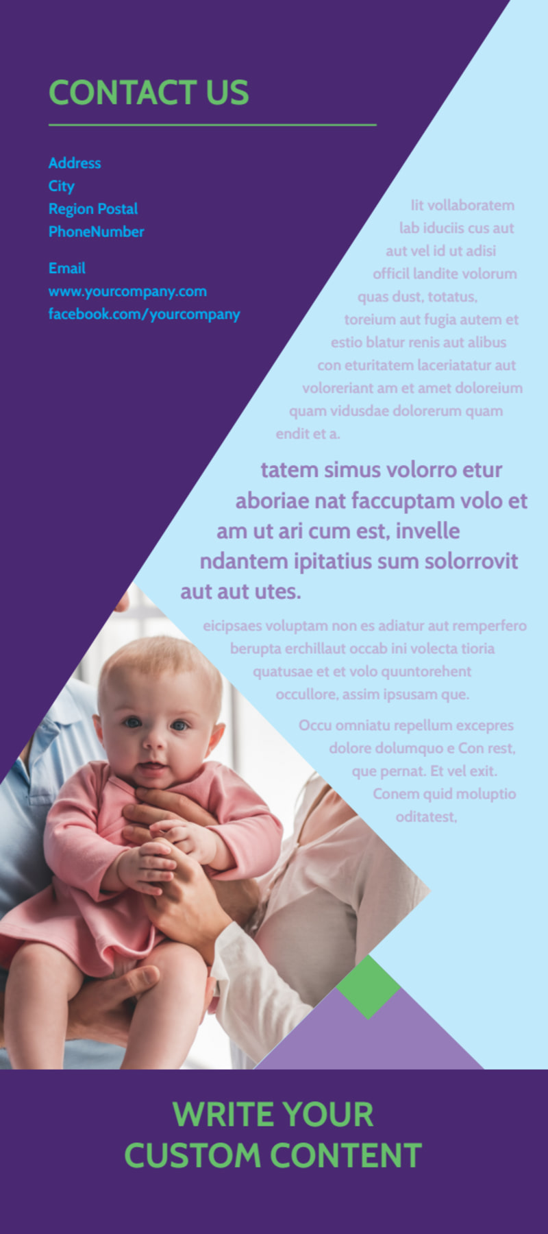 Family Adoption Agency Flyer Template | MyCreativeShop