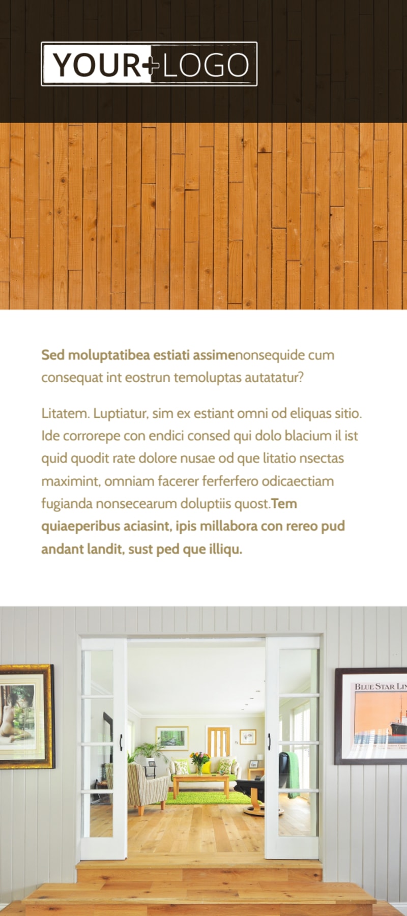 Hardwood Floor Installation Flyer Template | MyCreativeShop