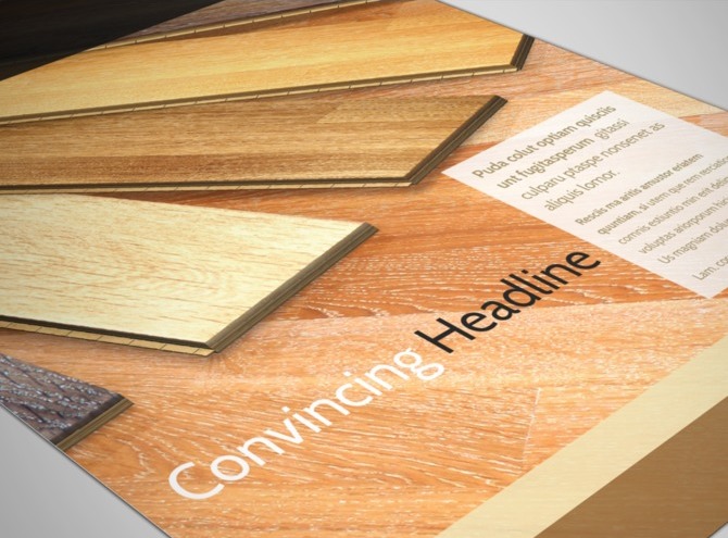 Hardwood Floor Installation Flyer Template