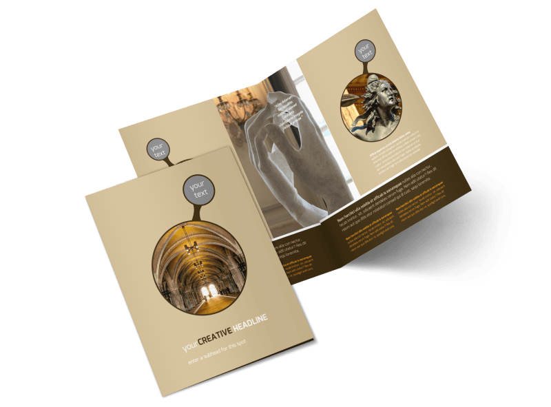 Art Museum Brochure Template | MyCreativeShop