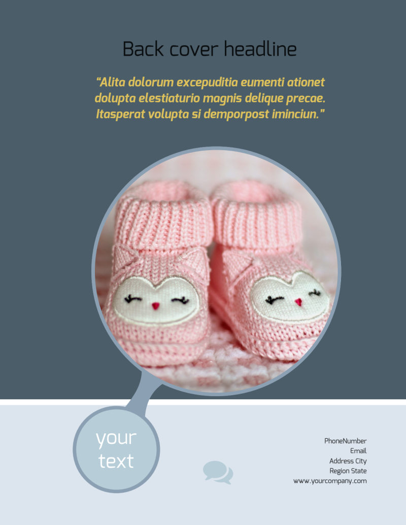 Baby Shower Flyer Template | MyCreativeShop