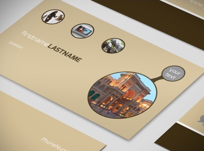 Art Museum Business Card Template