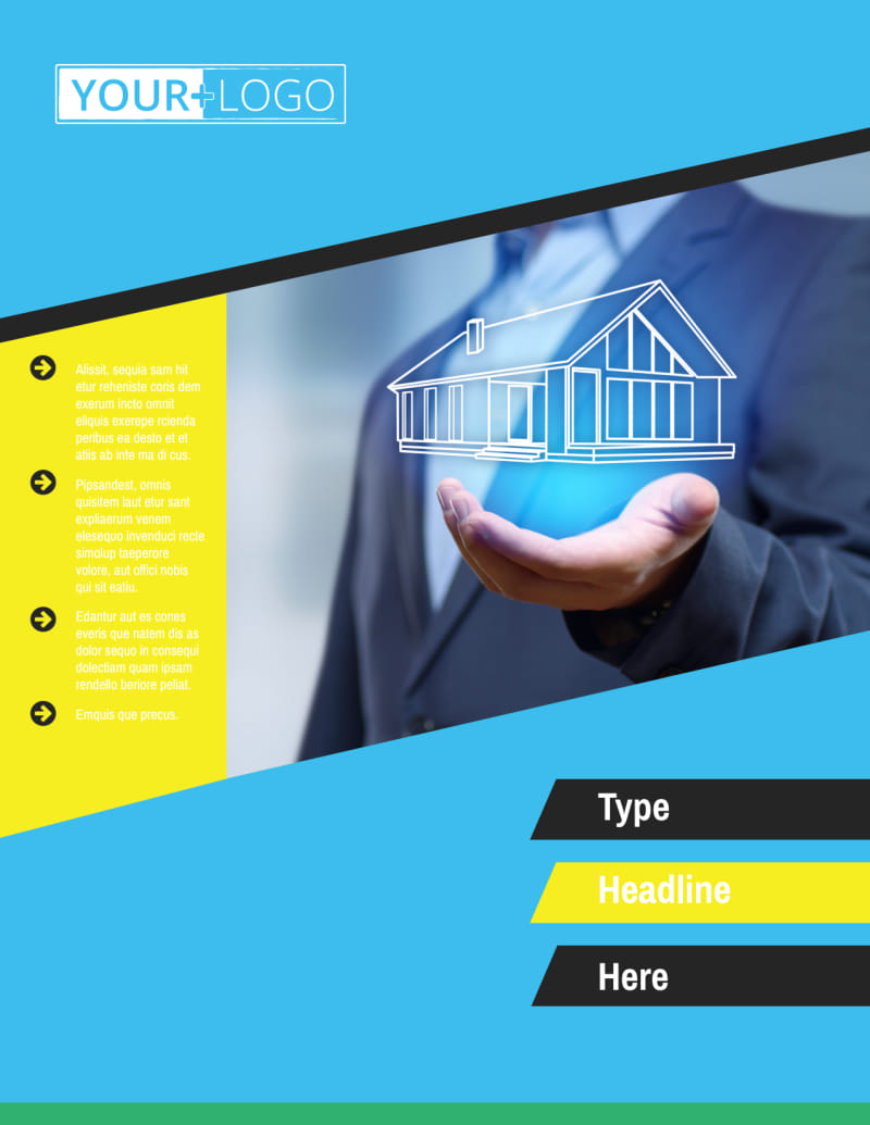 Home Security Service Flyer Template | MyCreativeShop